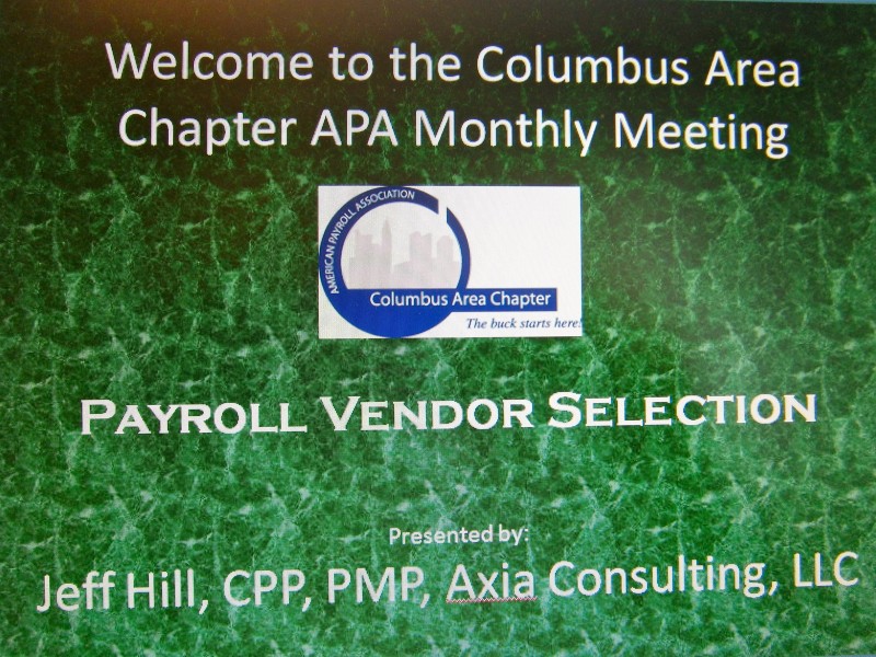 Columbus Area Chapter APA - Photo Gallery
